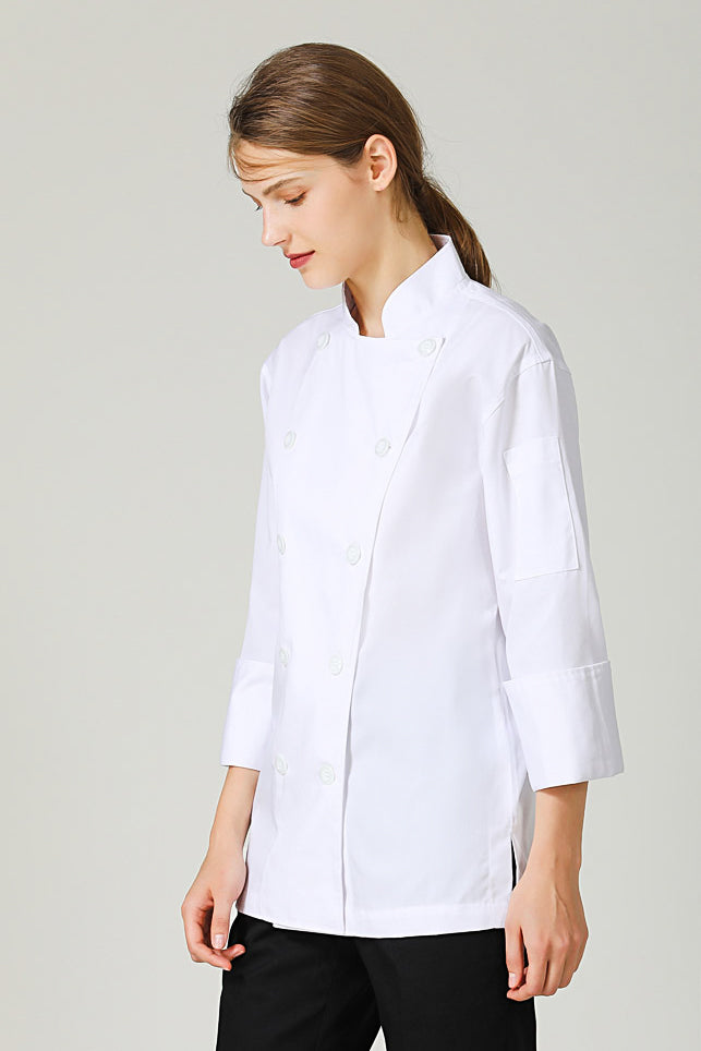 Classic White Chef Jacket, Long Sleeve - GreenChef by GC Collective ...