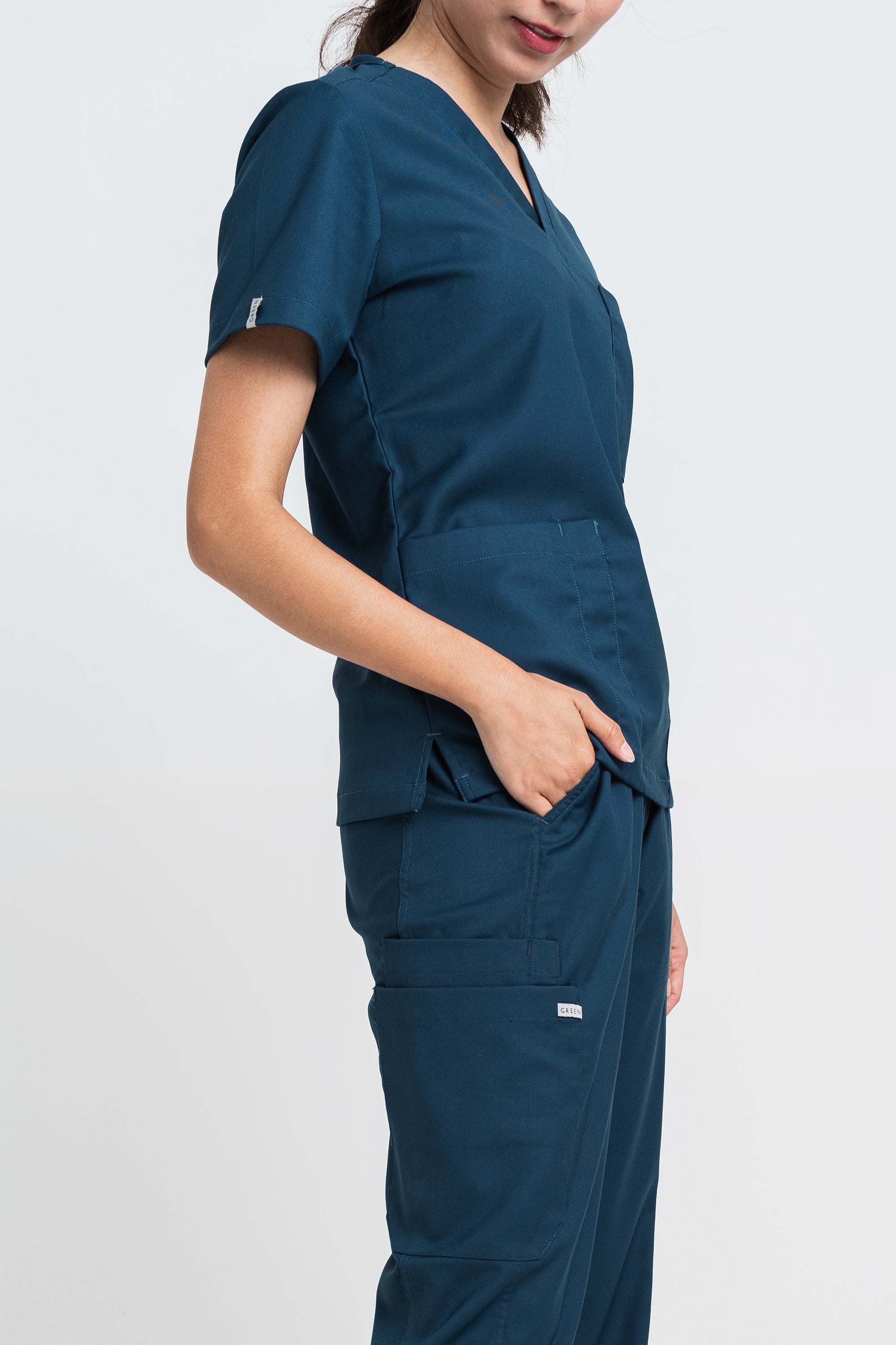 Jamie Teal Medical Scrub Pants - GreenChef by GC Collective – GreenChef ...